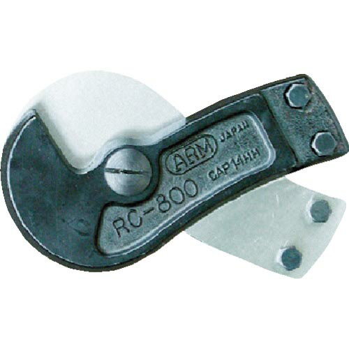 特長：ワイヤーロープカッターRCタイプの替刃です。取付ボルトナット付です。仕様：切断能力(mm)ワイヤ：φ16切断能力(mm)ステンレスワイヤ：φ14適合本体：RC-800材質／仕上：刃部:特殊鋼セット内容／付属品：取付ボルトナット×4組注...