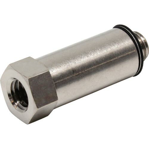 特長：機種により取付け後、チューブの取出角度が変えられます。条件により、水を流すことも可能です。機種を豊富に取り揃え、あらゆる空気圧配管に対応します。仕様：接続口径：M5×0.8×M5×0.8メネジ六角対辺(mm)：8最高使用圧力(MPa)...