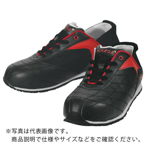 特長：かかとを踏んでもピッタリフィットします。靴の脱ぎ履きの多い作業に最適です。先芯入りでつま先をガードします。用途：普通作業に。仕様：寸法(cm)：25.5足幅サイズ：EEE色：ブラックUS(アメリカ)規格サイズ：L9.5/M8.5UK(...