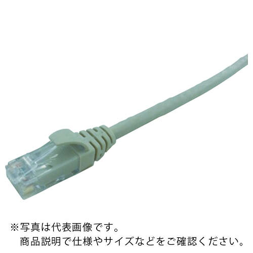 特長：PVC被覆、568Bストレート結線のより線タイプです。スリムタイプのラッチカバー付です。ラッチが折れにくいオーバーラッチブーツを採用しています。用途：LAN工事に。仕様：全長(m)：20色：ホワイトブーツ色：白カテゴリ種類：カテゴリ6...