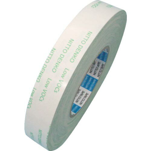 特長：無溶剤型アクリル系粘着剤を使用しVOC放散量を抑え、耐反発特性にすぐれた両面テープです。厚生労働省指定VOC13物質の指針値をクリアしています。用途：粗面（フォーム、不織布、フェルト）への接着仕様：色：ホワイト幅(mm)：25長さ(m...