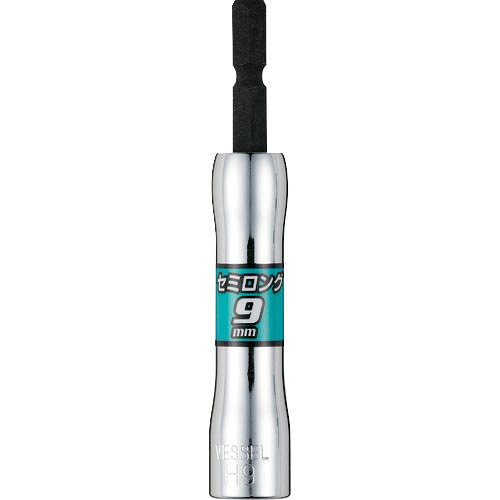 特長：全長92mmのセミロング仕様で、ソケット穴深さは50mmのためナット作業に適しています。従来の深穴ソケットに比べ約35％の軽量設計です。軸圧入式を採用しています。ソケット部と軸部を別材質、別硬度とする事で、一体式と比べて8倍の耐久性が...