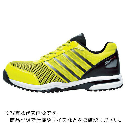 特長：優れたクッション性と柔軟性を発揮するEVAミッドソールです。土踏まずの落ち込みを防ぎ抜群の安定感を生み出すTPUシャンクと高い防滑性を発揮するハニカム形状のラバーソールです。結んだ靴ひもを収納可能な「ひもポケ」で靴ひもの引っ掛かりや緩...