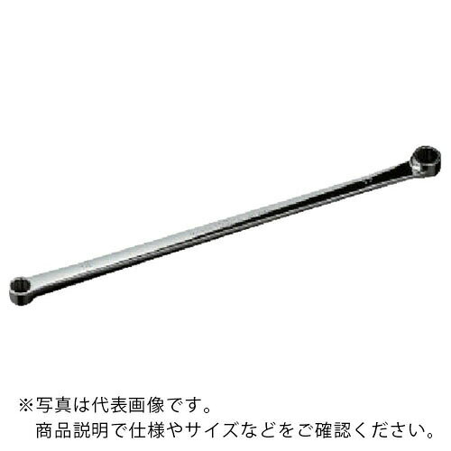 特長：奥深い所もダイレクトに掛かるロングタイプです。口径部は面取りの少ないNパワーフィット形状です。片面の突出形状によりベルトのプーリーなどオフセットされたボルトに便利です。用途：ネプロス・汎用工具仕様：対辺寸法(mm)：12×14全長(m...