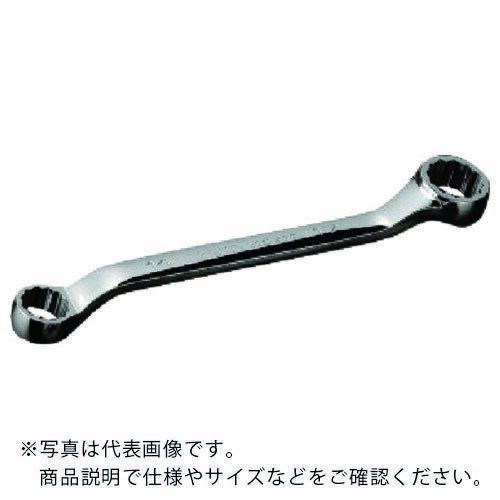 特長：トルク伝達を最大限に発揮できる45°×6°のオフセット角度です。コンパクトなレンチ外径を実現し、狭い場所での作業が可能です。用途：ネプロス・汎用工具仕様：対辺寸法(mm)：8×10全長(mm)：105首角度(°)：45×6材質／仕上：...