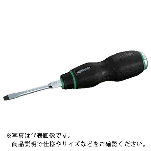 特長：グリップは早回しのしやすい四角形状です。二重構造のグリップの採用により、より良いフィット感を創出しています。軸は貫通タイプでグリップエンドは座金付きです。ねじとのギャップを極限まで小さくした先端はなめにくく、トルクを確実に伝えます。用...