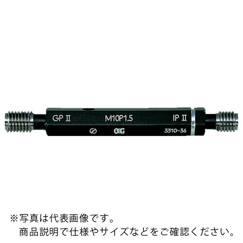 特長：ねじ用限界ゲージのプラグゲージ通り止り(工作用)のセットです。使用目的により工作用と検査用があります。仕様：呼び寸法(mm)：M4×0.7ゲージ種類：2級(従来JIS)メートル(M)ねじピッチ：0.7材質／仕上：ゲージ鋼　●代表画像に...