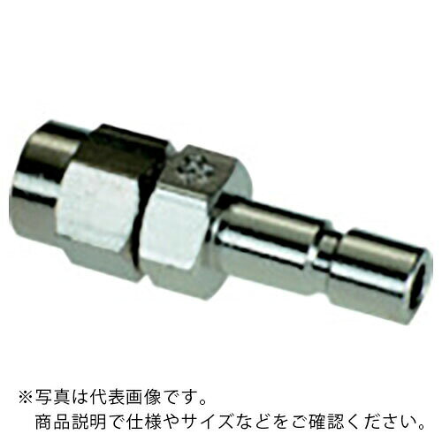 特長：プラグを押し込むだけのワンアクションタイプです。ポリウレタンホース接続継手になっております。ハイコック用プラグです。用途：ハイコック用プラグエア配管着脱（ハイコック用プラグ）仕様：使用流体：空気六角対辺(mm)H1：17六角対辺(mm...