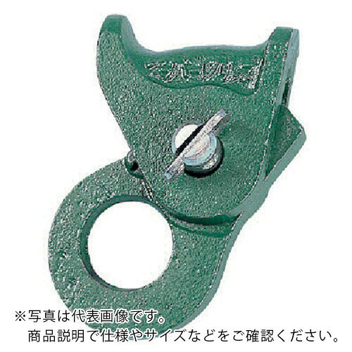 特長：ワイヤーの途中に連結箇所を設けることができます。ワイヤーロープの途中から引っ張りたい時に使用します。ワイヤーを牽引、固定します。引っ張る力に応じて、ワイヤーが締め付けられるので滑りません。小型軽量で操作が簡単です。用途：ワイヤーの牽引...