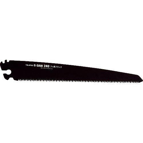 特長：G-SAWシリーズ全てのグリップに使える共通替刃です。歯先衝撃（高周波）焼入れ仕様です。切りしぶりがなく、ヤニが付着しにくい独自開発のフッ素ブラック塗装を採用しています。用途：仮枠・剪定用鋸替刃仕様：刃長(mm)：240全長(mm)：...