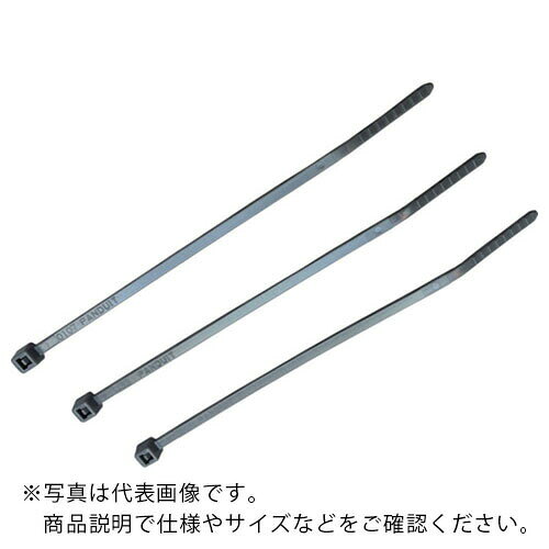 特長：幅広く使用できる汎用性の高い標準タイプのナイロン結束バンドです。色分け、識別に最適です。用途：ケーブルなどの結束に。仕様：色：グレー幅(mm)：4.8長さ(mm)：188厚さ(mm)：1.3最大結束径(mm)：48引張強度(N)：22...