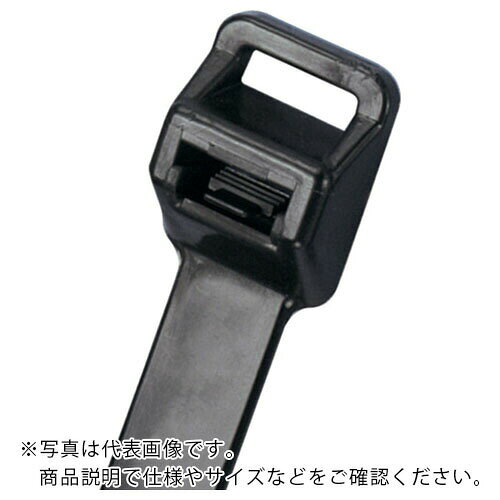 特長：ヘッドについたタブを下げることで、結束後でも簡単に取り外し、再利用することができます。耐紫外線性に優れた製品です。配線を増やしたり、変更する際の仮止めとして使用できます。ケーブルを素早く簡単に挿入、取り外しできます。用途：ケーブルの結...