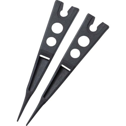 特長：P-640〜650シリーズ(P-641S-1〜645S-1)用チップESD対策仕様商品です。用途：静電気の帯電にデリケートな電子部品、プラスチックの取り扱い。仕様：全長(mm)：48先端形状：先細型先端幅(mm)：0.62個1組(ねじ...