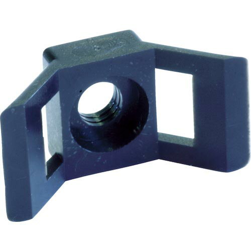 特長：ケーブルタイを固定し、電線、ケーブルをまとめることができます。用途：ケーブルタイの固定。仕様：色：黒使用結束バンド幅(mm)：〜9固定方法：ネジ止め最大結束径(mm)：使用結束バンドによる下穴径(mm)：5寸法(mm)B：15A(mm...