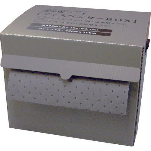 特長：ロールタイプの吸収材をプラダンに梱包した商品です。現場に段ボールを持ち込みたくない、ケースもきれいに保管がしたい方に便利です。中身の吸収材のみの購入も可能です。吸収材のみでご購入の場合、ビニール袋に入った吸収材をご提供致します。側面に...