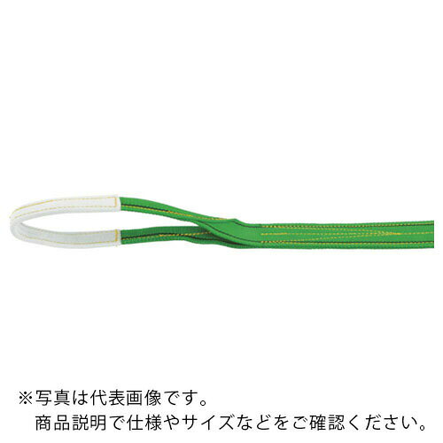 特長：強靭な合成繊維を使用しておりますので、引張強度・耐久性・耐候性・防腐性に優れています。廃棄の目安が一目でわかる使用限界標示があります。用途：一般玉掛け作業。仕様：基本使用荷重(t)：1全長(m)：5ベルト寸法(mm)幅×厚さ：50×6...