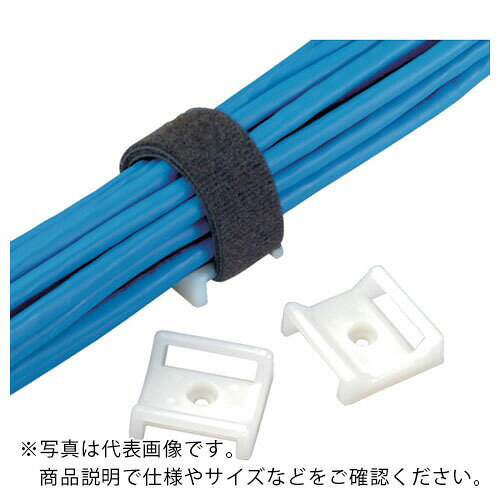 特長：タックタイ専用のタイマウントです。通信ケーブルの固定と保護に最適です。ケーブルにフィットする台座形状で、束線をしっかりと固定できます。用途：タックタイの固定に。仕様：色：ナチュラル縦(mm)：28.4横(mm)：28.4高さ(mm)：...