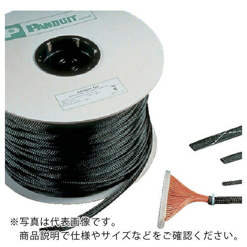 特長：電線、ワイヤおよびチューブの摩耗を防止します。軽量ですが、耐久性に優れています。網目状の形状が、内部に熱や湿気がたまるのを防ぎます。仕様：色：ブラック呼び径(mm)：19.1長さ(m)：152.4呼称外径(mm)：19.1φ標準外径(...
