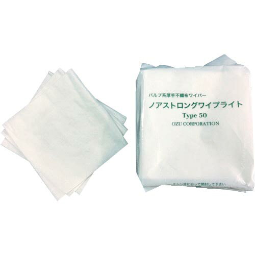 特長：薄手タイプです。パルプをベースとしたクロスライクな厚手不織布ワイパーです。布に劣らない強度があり、濡れても丈夫です。水、油の吸収力も高く、様々な拭き作業に対応します。用途：水や機械油の拭取りに。仕様：シートサイズ(mm)：340×35...