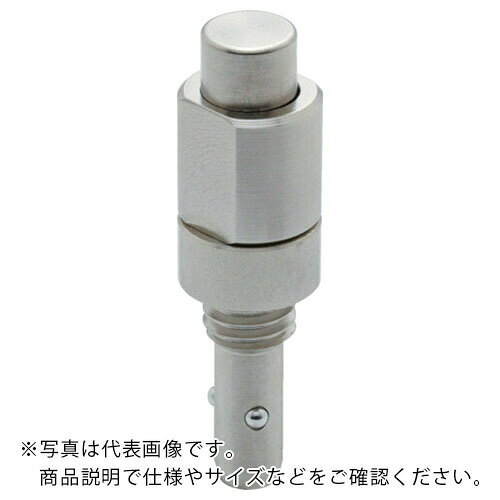 特長：ボタン操作のクサビ機構でバタツキがありません。別売のケースと組み合わせて使用します。用途：ホッパーの着脱。仕様：クランプ力(N)：50適合プレート厚さ(mm)：6〜16寸法(mm)D：10寸法(mm)D1：16寸法(mm)D2：16寸...