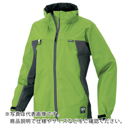 特長：世界最高水準の防水・透湿・低結露素材です。本格的レインウェア仕様です。仕様：色：ミントグリーンサイズ：3L(15号)胸囲(cm)：126耐水圧：30000mm［［H2O］］着丈(cm)：75透湿性：16000g/［［M2］］・24hr...