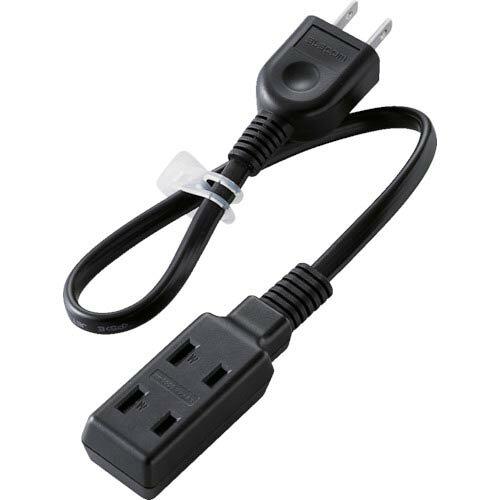 特長：持ち運びに便利な超小型3個口タップです。コードをまとめるのに便利なケーブルタイ付です。タップ全体に耐熱性に優れたユリア樹脂を使用していますので、万一の発熱の際にも融解しにくく、電気火災の防止に有効です。かばんに入れてもかさばらず、出張...