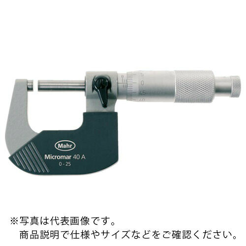特長：フレームはクロムメッキスチールです。組み込みラチェットで迅速な駆動が可能です。用途：外径精密測定に。仕様：測定範囲(mm)：25〜50最小表示(mm)：0.01最大許容誤差(μm)：4メーカーコード：4134001測定面形状：標準型平...
