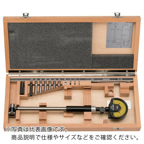 特長：測定ヘッドは、先端が超硬の可動式アンビルと、超硬交換式固定アンビルで構成されています。伝達レバーシステムは可動式アンビルの動きを指示器に転送します。広範囲のセンタリングブリッジは、ボアの自動センタリングを可能にします。シャンクとトラン...