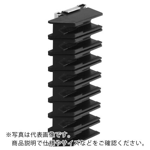 特長：トラバーサなどの乗り移り部で、集電アームが曲線から曲線に移るときのガイドに使用します。端部が後向き45°に加工されています。仕様：幅(mm)：50厚さ(mm)：26寸法(mm)A：32寸法(mm)B：15種類：2P用B：15A：32　...