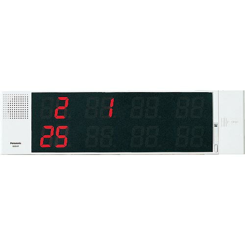 特長：受信器と同じ番号を表示します。2台まで接続可能です。用途：受信器が見にくい場所に。仕様：電源：AC100V消費電力(W)：2〜9音量(dB)：50〜70幅(mm)：460奥行(mm)：48高さ(mm)：120電源(V)：AC100V電...