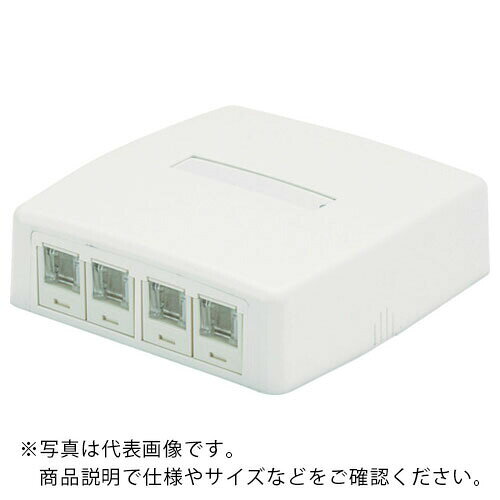 特長：モジュラージャック組み込みキットになります。ジャックにはシャッターがついているので防じん機能があります。シャッターの構造が押し出し式なので、LANケーブルの抜き差しがしやすくなっています。カバーの構造を改善し、設置後でも開け閉めがしや...