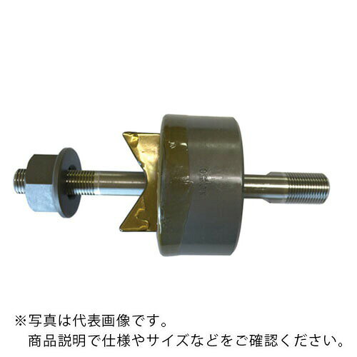 特長：パンチャー用実寸刃物です。用途：鋼材穴あけ打抜きに。角穴打抜きに。仕様：適合機種：NC-TP-F3、TP-1A、NC-EF36X穴径(mm)：50×50穴サイズ(mm)：50×50品名：50X50穴あけ最大能力(mm)軟鋼：2.3オプ...
