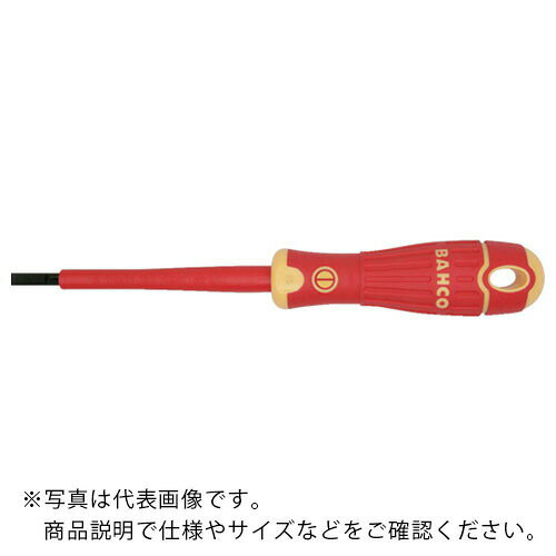 特長：手にフィットする、工具袋にフィットするドライバーです。仕様：刃先：［［−］］0.6×3.5軸長(mm)：100全長(mm)：1951000V絶縁仕様VDE規格適合品材質／仕上：高性能合金鋼　●代表画像について 商品によっては、代表画像...
