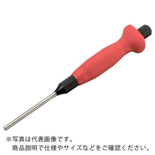 特長：フランス製の高品質な平行ピンポンチです。エアーグリップハンドルが衝撃と振動を抑えます。硬度の高いクロムバナジウム鋼製です。仕様：全長(mm)：150幅(mm)：10先端径(mm)：8八角胴タイプ材質／仕上：クロムバナジウム鋼ハンドル:...