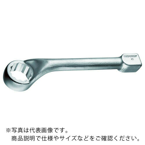 特長：打撃部をハンマーで叩いて増し締めしたり、サビついたボルト・ナットの緩め作業に最適です。耐衝撃性に優れ、ハードワークにも耐えられる強靭な作りです。仕様：対辺寸法(mm)：60全長(mm)：380対辺(mm)：60材質／仕上：クロムバナジ...