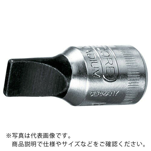 特長：ローレット加工を施すことで、手回しでも手から滑り落ちにくいです。表面には防錆処理が施してあります。仕様：刃先：［［−］］6.5差込角(mm)：6.35全長(mm)：28マイナスねじ材質／仕上：特殊バナジウム鋼クロムメッキ処理刃部分：リ...
