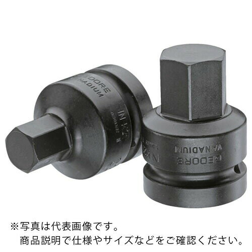 特長：高い耐久性の特殊鋼を使用しています。防錆処理しています。仕様：差込角(mm)：25.4対辺寸法(mm)：32全長(mm)：75適合ピン：6657700適合Oリング：6657620ビット長さ(mm)：30対辺(mm)：32材質／仕上：特...