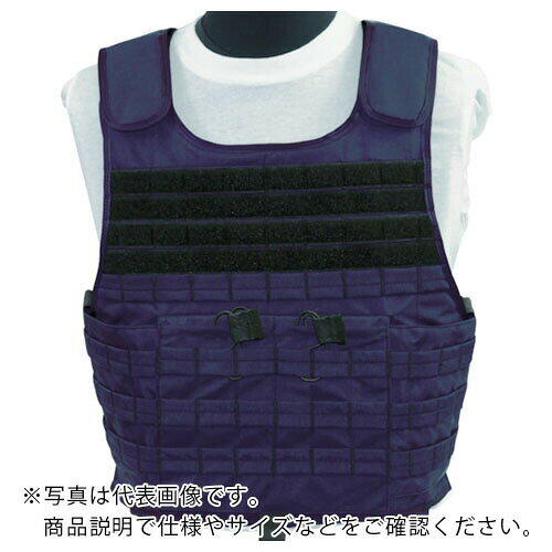特長：洋服の上から着用するタイプの防弾ベストです。ベストの前後にNIJレベルIIIAの防弾パネルが入っているほか、肩や両脇部分に同レベルの素材を使用しています。ベストの前後、サイドにMOLLEがついており、ポーチなどを取り付け可能です。ショ...