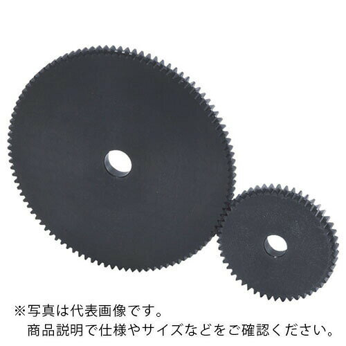 特長：SSY平歯車のボス部をカットして、軽量化したベタ状の平歯車です。用途：動力伝達用歯車。仕様：歯数：24形状：S5基準円直径(mm)：φ24歯幅(mm)：6穴径(mm)：φ6モジュール：1全長(mm)：6歯先円直径(mm)：φ26歯車精...
