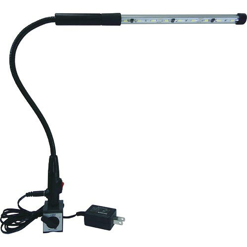 特長：先端のLEDライトが交換できるセパレートタイプです。スタンドから外してACアダプターに直接接続もできます。用途：作業照明、検査用照明。仕様：明るさ(lm)：378吸着力(N)：320マグネット幅(mm)：30マグネット奥行(mm)：4...