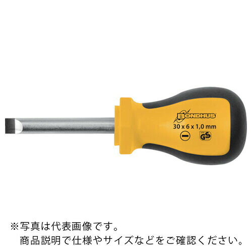 特長：クッション性の高いラバーグリップ・二重形成ハンドルを採用しています。硬度とトルク値はドイツDIN規格及びISO基準以上です。仕様：刃先：［［−］］6軸長(mm)：30全長(mm)：80軸貫通：なしクロムメッキ仕上げDIN　ISO238...