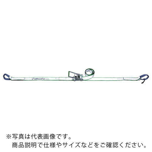 特長：ラチェット式により簡単な操作で確実な荷締め作業ができるベルトです。用途：トラック輸送時の荷崩れ防止。仕様：最大使用荷重(t)：3.33ベルト長さ(m)巻取側：7ベルト長さ(m)固定側：1ベルト寸法(mm)幅×厚さ：65×4.5色：白ラ...