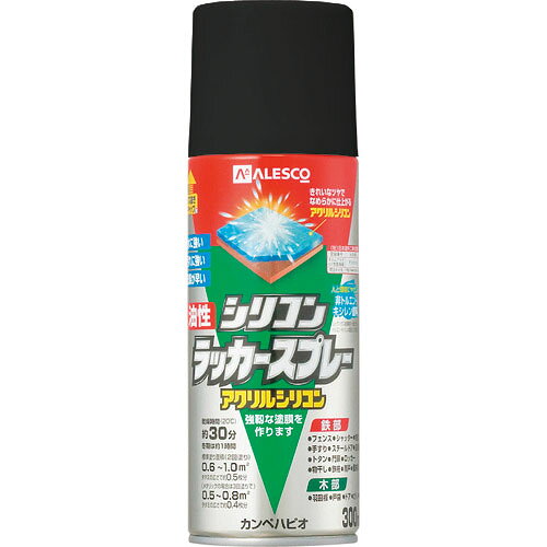 特長：非トルエン・キシレン塗料です。耐候性、耐久性に優れたアクリルシリコン樹脂を配合しています。用途：電気器具（非昇温部）・家具・自転車・工作品の鉄部・木部。仕様：色：ブラック容量(L)：0.3乾燥時間：約30分(20℃)、約1時間(冬)塗...