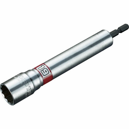 特長：ボルト・ナットの角を確実にとらえ、面接触で角を傷めません。電ドルソケットの基本形状です。深穴式になっており、雄ねじの飛び出しが長い場合でも使用可能です。軽量タイプで作業者の負担を軽減し、作業効率アップします。用途：奥まった箇所や高い箇...