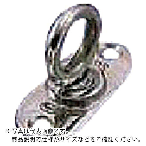 特長：設置幅の狭い面でも取付可能です。皿頭のネジをご使用下さい。回転するのでチェーンなどからみません。用途：壁面・床面・柱などに設置し、チェーンなどの端末金具として。仕様：使用荷重(kN)：0.15A1(mm)：50D(mm)：5A2(mm...