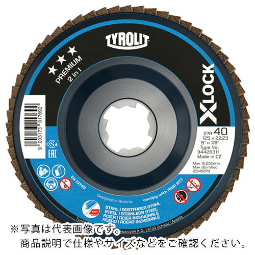 特長：TYROLIT社の三段階グレードのなかでも、最上位に位置する「プレミアム」ラインの製品です。鉄、ステンレス兼用で、突出した研削能力と長寿命性を発揮します。用途：一般鋼、ステンレス鋼などの研削作業に。仕様：粒度(#)：60外径(mm)：...