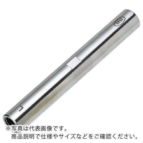 特長：両端のねじ加工が右ねじと左ねじで構成されたパイプです。左右にボルトを入れてパイプを回転させると、ゆるめたり、締めたりすることができます。用途：ワイヤロープの張り具合の調節に。仕様：ねじ径：M12L(mm)：120A(mm)：55B(m...