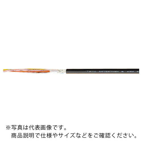 特長：RS232Cに対応しています。用途：電子機器配線用。仕様：芯数：4サイズ(AWG)：28仕上がり外径(mm)：4.2長さ(m)：100許容電流(30℃)(A)：3定格：30VUL　AWM定格:30V長さ:100m材質／仕上：導体：すず...
