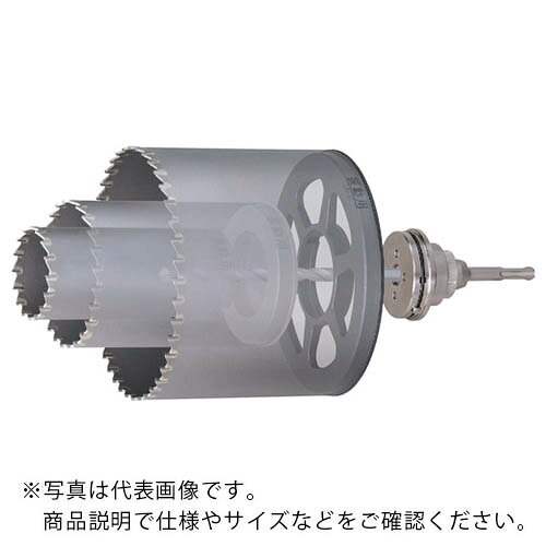 特長：硬質壁材等に最適な刃型形状で、精度と能率を両立させた振動用のコアドリルです。刃先に小さな振動と回転を与え、被削材を砕きながら切削するため、スピーディーな穴あけが可能です。用途：被削材：モルタル、ブロック、レンガ、石膏ボード※、硬質サイ...