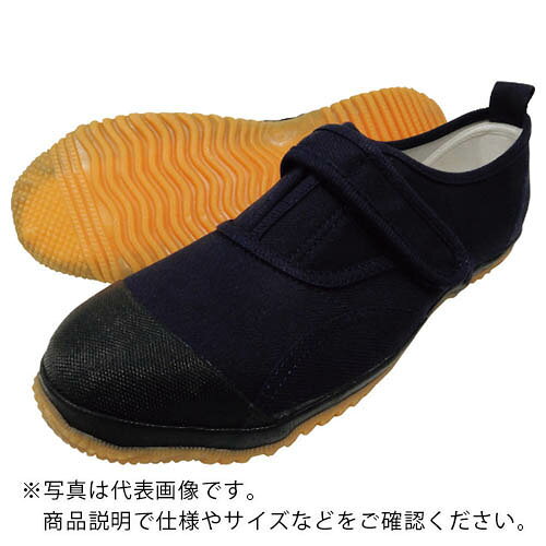 特長：たびぐつにプラスチック先芯を装備。用途：軽作業。引越業。内装業。仕様：寸法(cm)：25.5色：紺25.5EE紺材質／仕上：甲被：綿靴底：ゴム　●代表画像について 商品によっては、代表画像を使用している場合がございます。 商品のカラー...